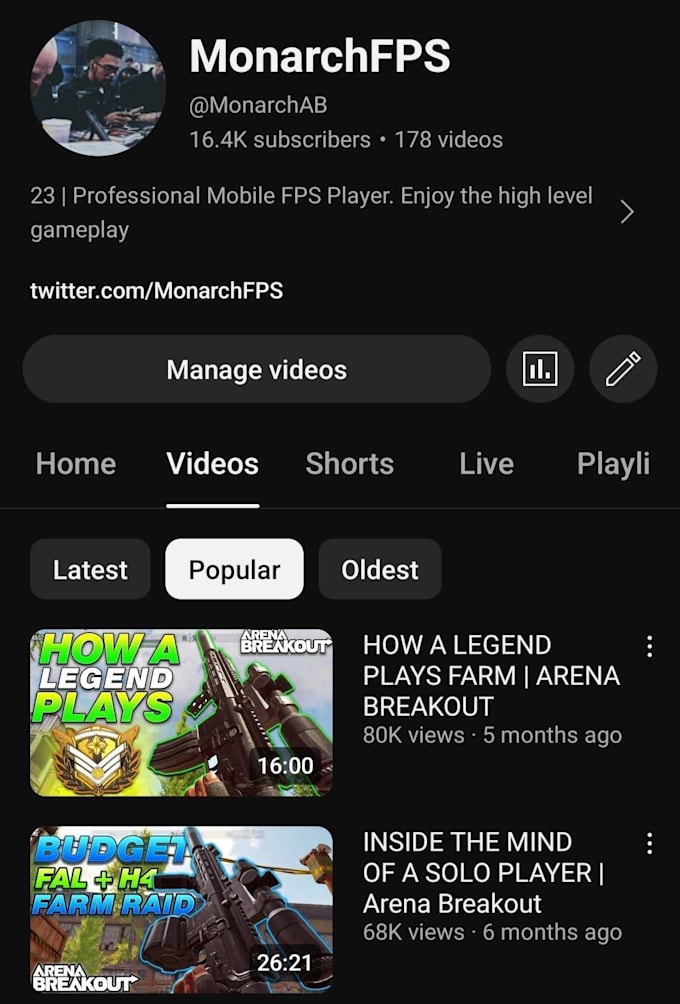 Coach you live in arena breakout by Monarchfps | Fiverr