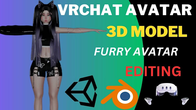 Create custom vrc avatar vrchat avatar 3d model outfit by Snowdolf | Fiverr Create custom vrc avatar vrchat avatar 3d model outfit by Snowdolf | Fiverr