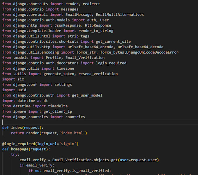 Fix Error Code In Your Html Django And Flask App By Pythoneer001 Fiverr