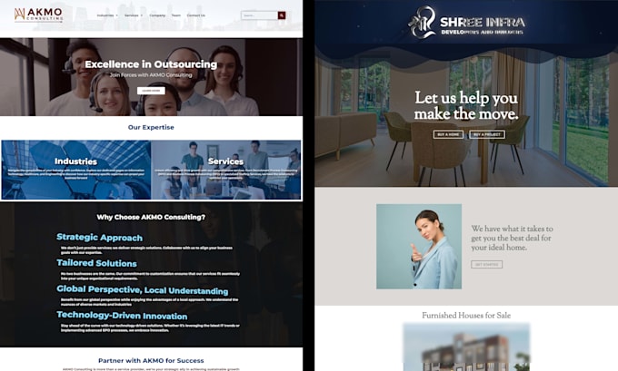 Design the best looking website for business by Agapemedia2202 | Fiverr