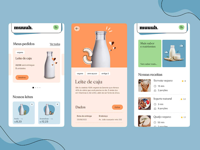 Develop milk delivery app with admin panel by Team_evo | Fiverr