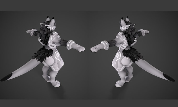 Create Custom Protogen Vrchat Avatar Furry Avatar Nsfw For Vrchat By