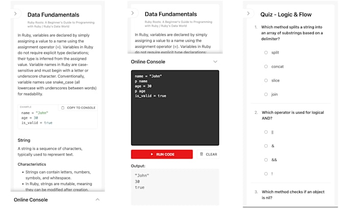 Provide ruby programming tutorials by Aignatov | Fiverr