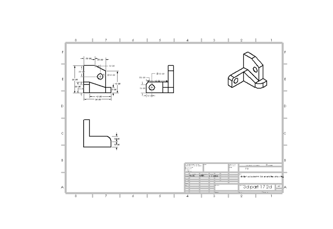 Create 3d and 2d drawing in solidworks and solidedge by Balakrish17 ...