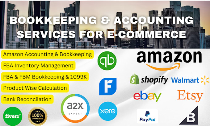 Do your amazon accounting and bookkeeping with quickbooks wave xero and ...