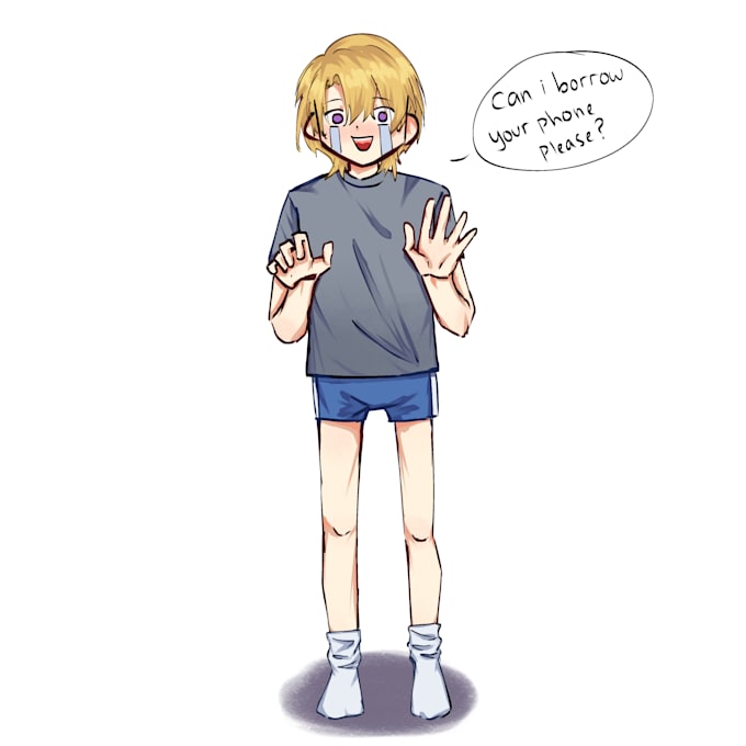 Draw your oc otp ship scenario chibi comic webtoon by Diviagraphic | Fiverr