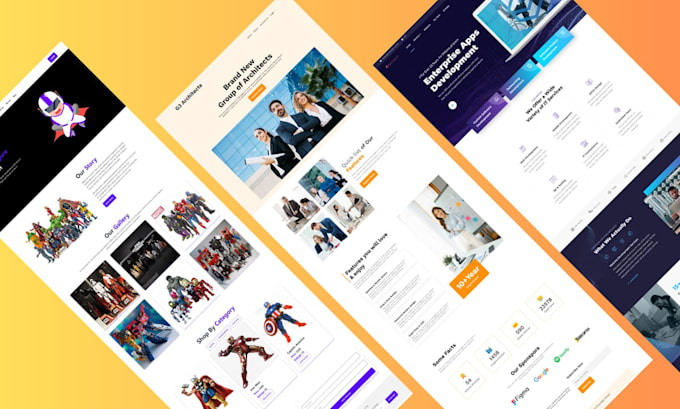 Front end developer for figma to react, psd to html, tailwind css responsive web by Nabilaweb ...