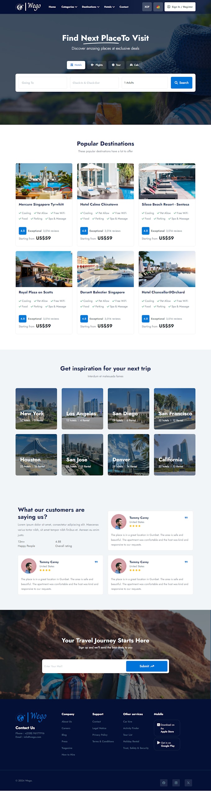 Create professional website design using html, css and js
