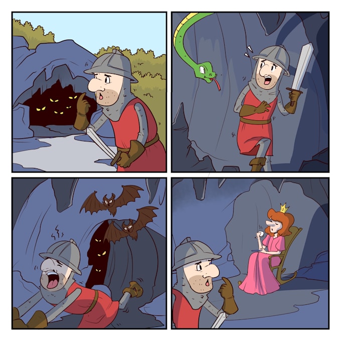 Create a custom comic strip for you by Rahayuzhu | Fiverr