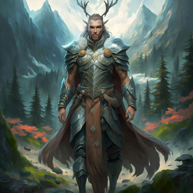 Create a awesome dnd character illustration by Suseslauriers | Fiverr
