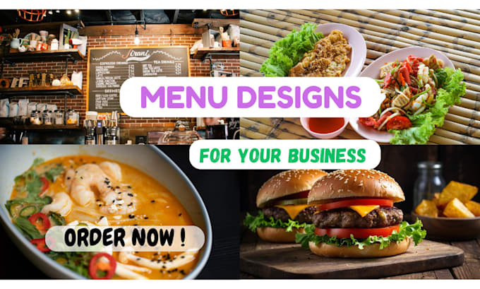 Create modern eye catching menu designs for your business by Sahan ...