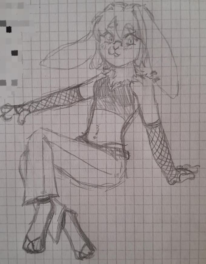 Draw furry traditional art for you by Exekiel__ | Fiverr