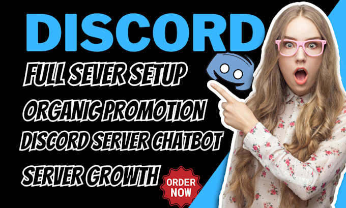 Do discord server promotion, discord setup, discord manager and discord ...