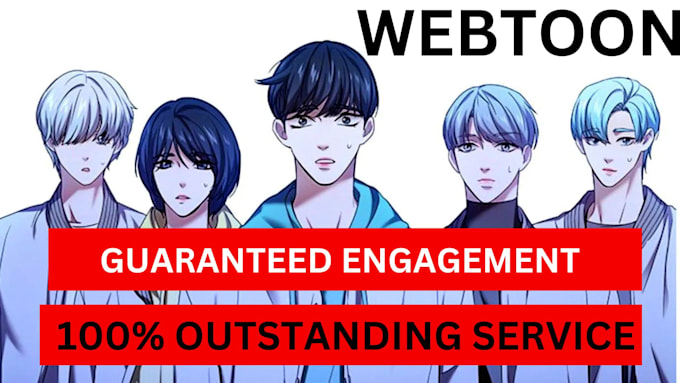 Do webcomic promotion, webtoon tapas, wattpad, manga, comic promotion ...