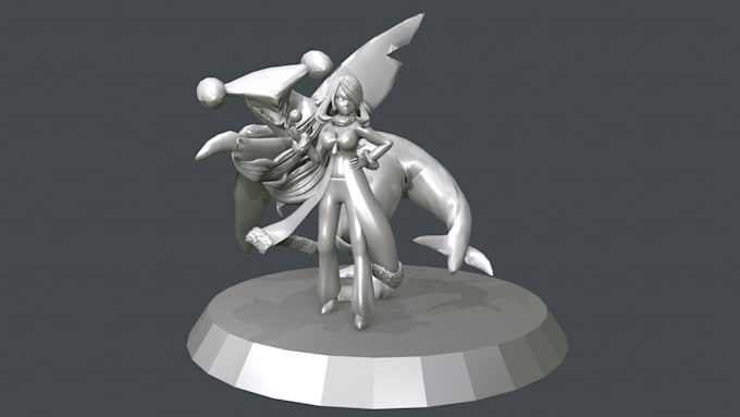 Sculpt3d character figure, 3d stl file, dnd, bjd, miniature head bust ...