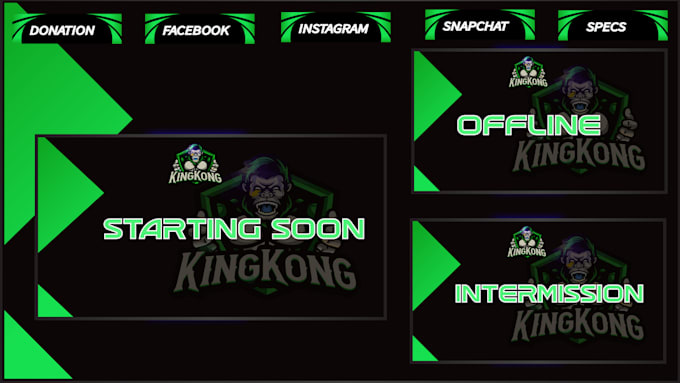 Design custom twitch overlay, stream overlay, twitch emotes and twitch ...
