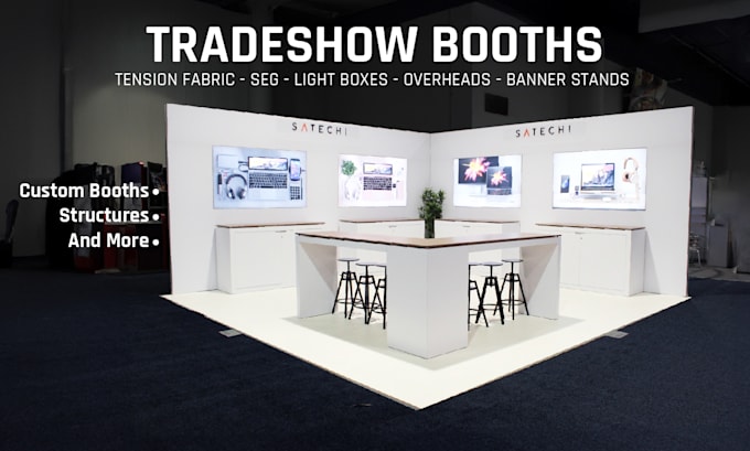 Design professional backdrops, banners, booths and more by Jaden_barton | Fiverr