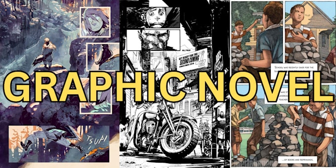 Draw graphic novel, comic book, custom illustration by Festus_matt | Fiverr