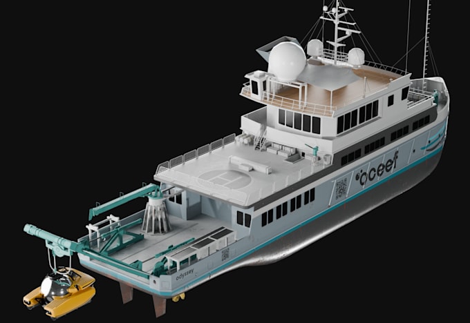3d modeling 3d boat design 3d ship animation tugboat model vessel 3d ...