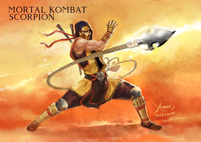 Design fanart from mortal kombat characters by Hamexd | Fiverr