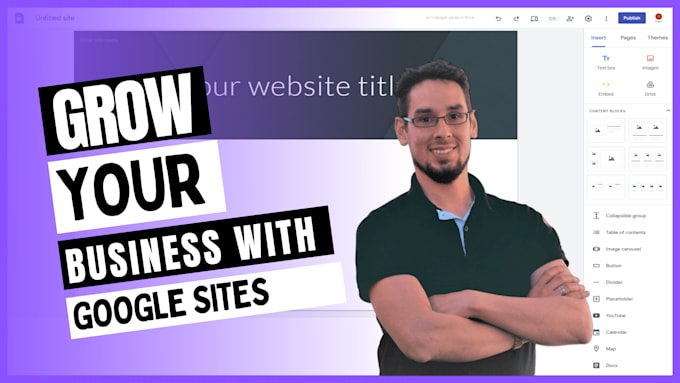 Create a custom website with google sites by Jefferson243 | Fiverr