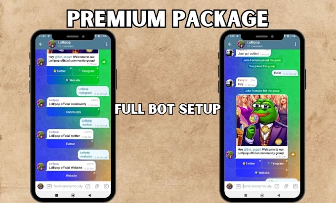 Create telegram group bot for crypto and setup a bot for your group by Fivexprt | Fiverr