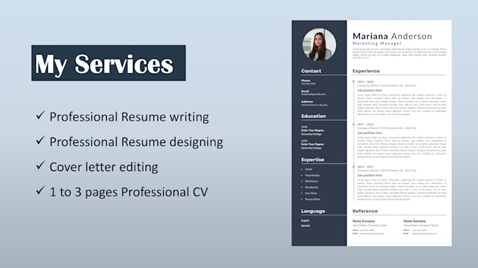 Make, design and rewrite the professional cv resume by The_mubeen | Fiverr
