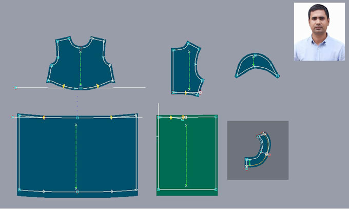 Make garments sewing pattern by cad by Sajibsample | Fiverr