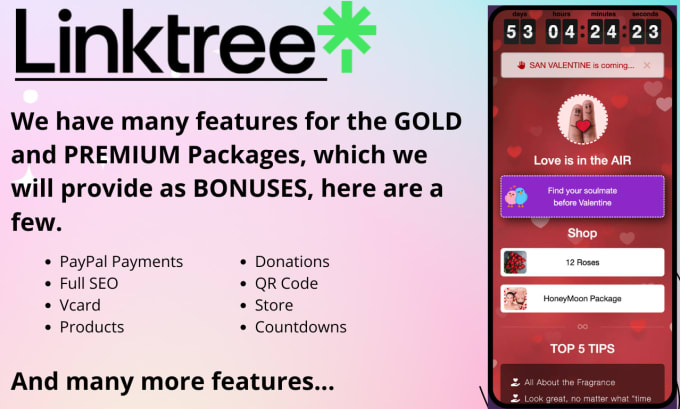 Set up your linktree style bio link landing page for social media by Larrymasterpro | Fiverr