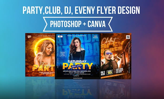 Design poster, flyer, banner, social media template in canva and ...