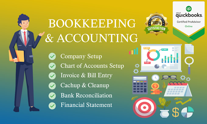 Do Accounting And Bookkeeping Solution Using Quickbooks Online By