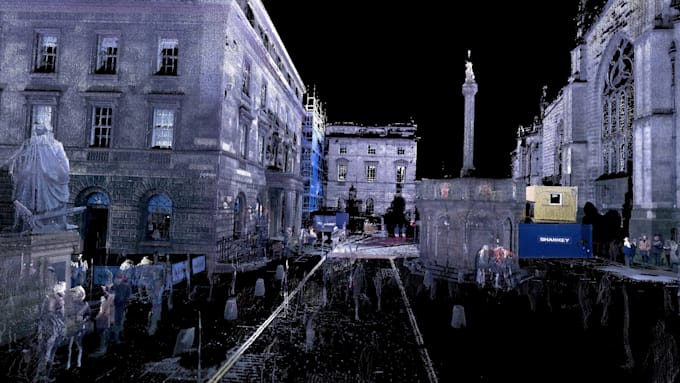 Create high resolution animation walkthroughs of point clouds by M ...