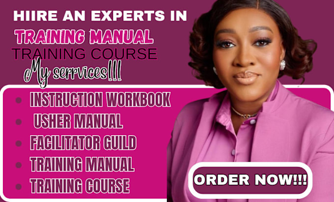 Create training course, training manual instruction manual workbook ... Create training course, training manual instruction manual workbook ...
