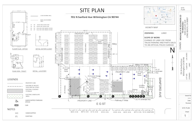 Draw 2d site plan, plot plan, lot subdivision for city permit in 24 ...