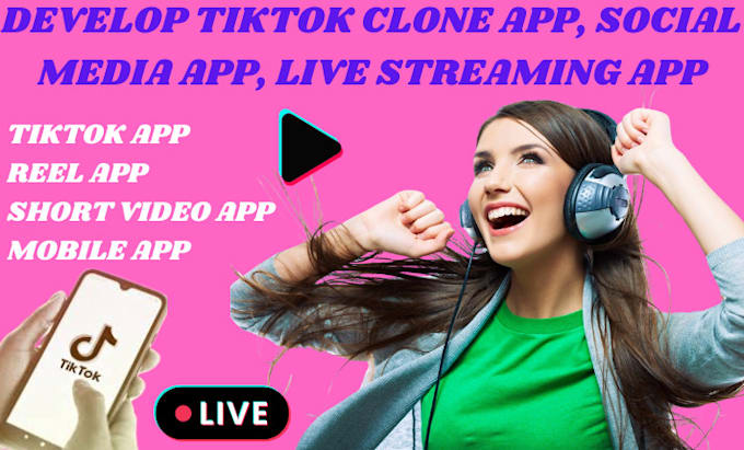 Develop tik tok app, short video app, tiktok clone by Janetsharon | Fiverr Develop tik tok app, short video app, tiktok clone by Janetsharon | Fiverr