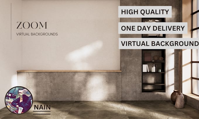 Create zoom virtual backgrounds by Nain546 | Fiverr