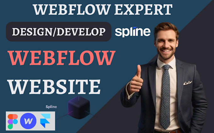 Design 3d animated webflow website, animate 3d spline, lottie animation webflow by Wisdom_daniel ...