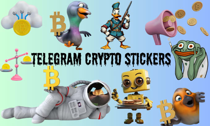 Create eye catchy telegram sticker, crypto memes for your crypto ...