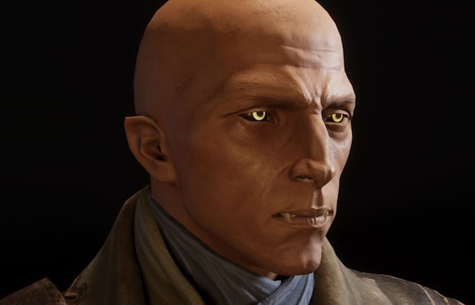 Non humanoid character, 2dpicture to 3d modular model, sculpt3d print ...