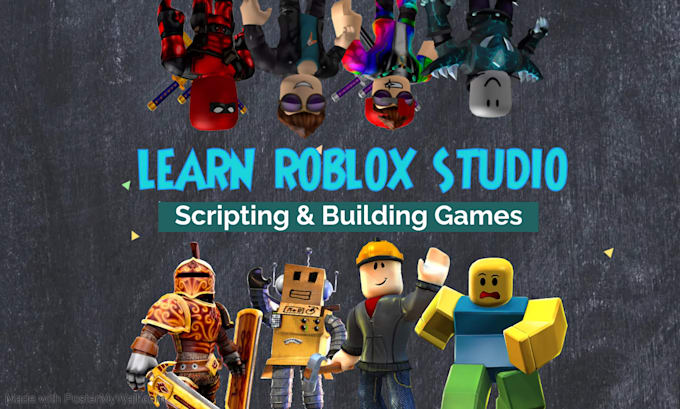 Teach how to script games in roblox studio by Amnasarfraz732 | Fiverr