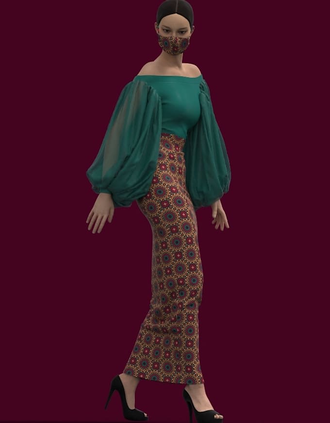 Do 3d garment design metahuman clothing 3d clothing model 3d modeling ...