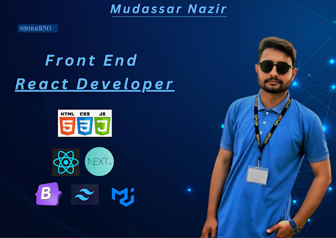 Be your skiled react front end developer by Mudi56 | Fiverr