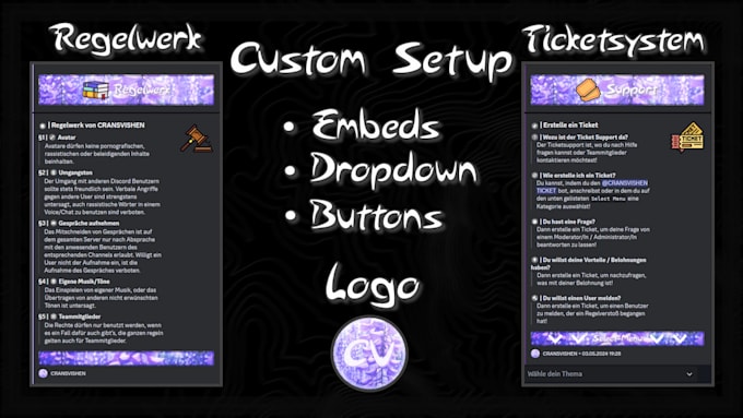 Create a professional discord for you by Pegasus2912 | Fiverr