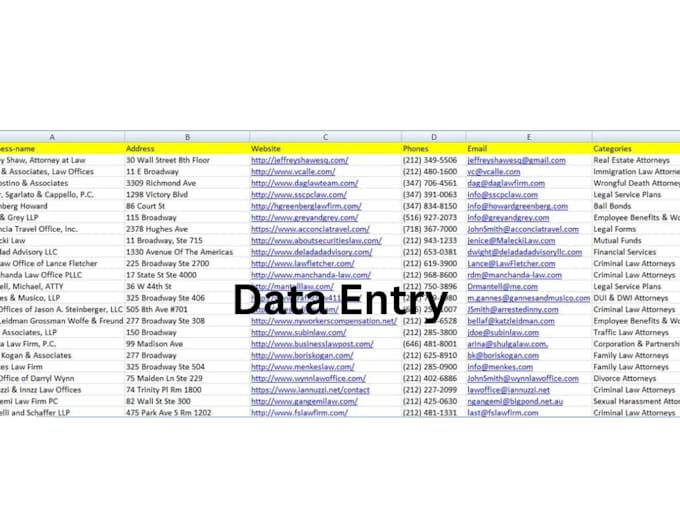 Do data entry,data collection,web research,copy paste, excel data entry by Pythonmaishak | Fiverr