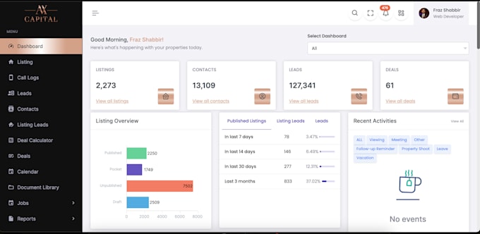 Create high quality and user friendly web application by Shabbir_fraz | Fiverr