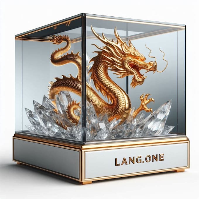 3d illustration plush crystal dragon wallpaper by Inlang | Fiverr
