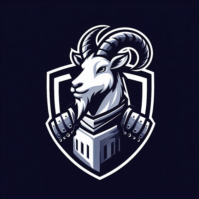 Design super goat knight mascot logo in one day by Kell_devid | Fiverr