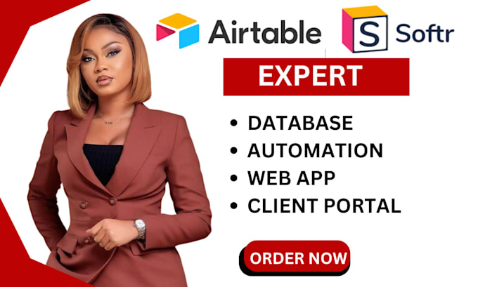Set up softr, airtable database design for client portal and softr website by Garzaanne | Fiverr