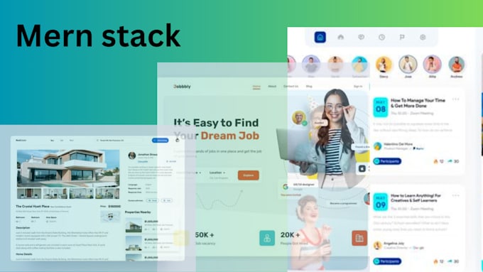 Develop custom mern stack website as a mern stack developer using ...