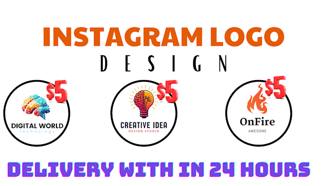 Design a custom instagram logo with canva pro in 24h by Design_pro999 ...